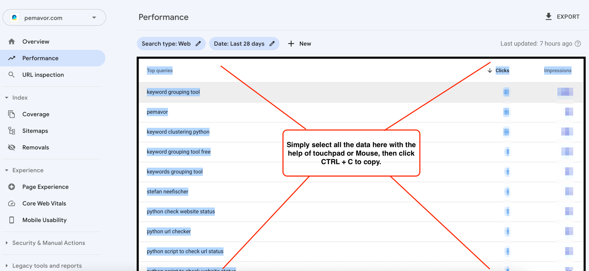 How to do n-gram analysis of Search Console Queries - PEMAVOR